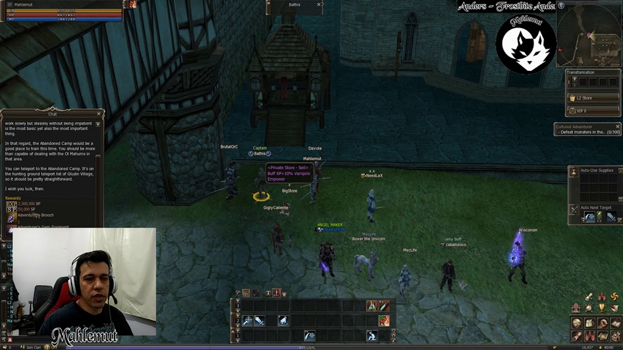 Lineage 2 Classic NA - Quest lvl 25 Cultured Adventure - YouTube