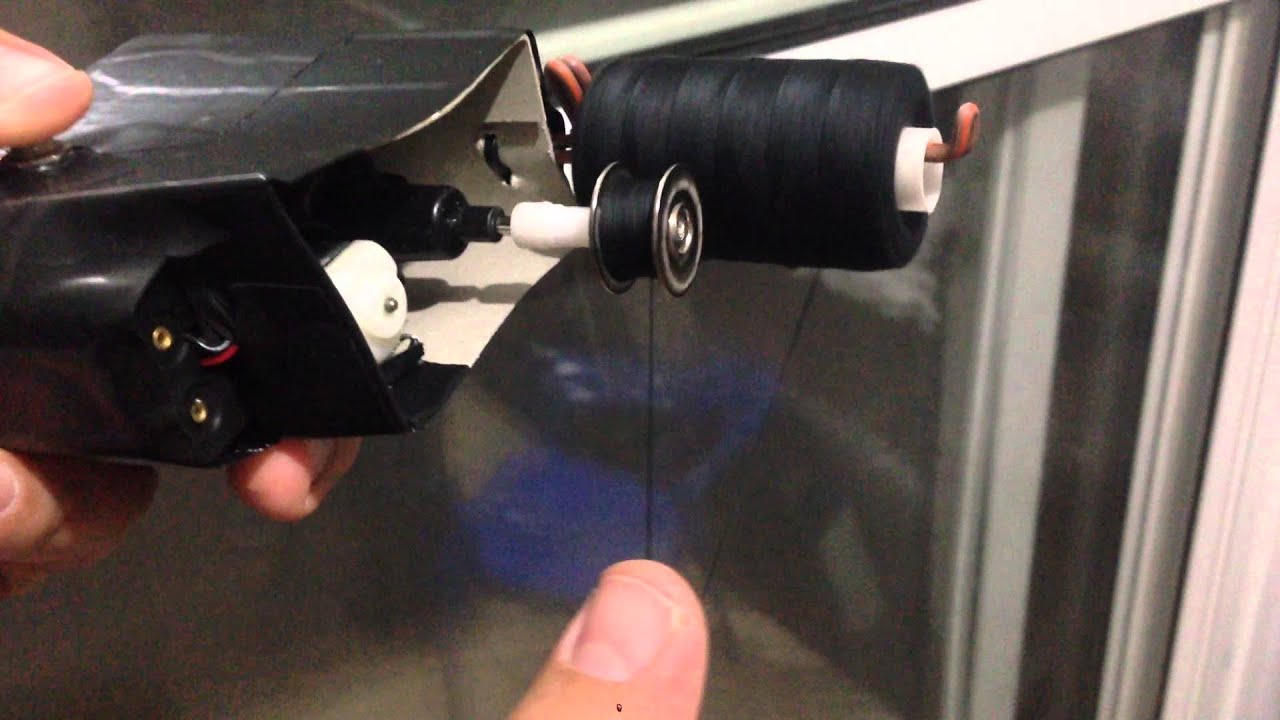 sewing machine bobbin filler - YouTube