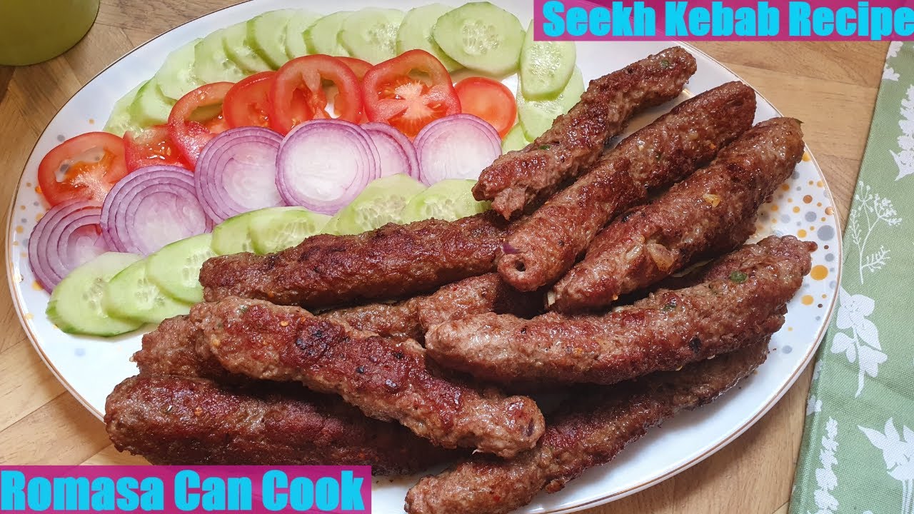 How To Make Seekh Kebab On Tawa/Pan At Home! | Recipe By Romasa Can ...