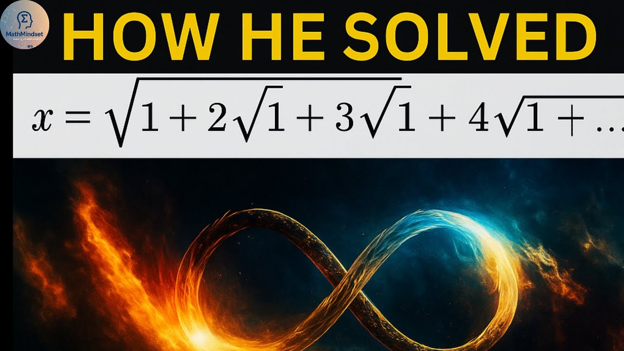 When Ramanujan Solved Hardest Question | Ramanujan Radical Brain Teaser ...
