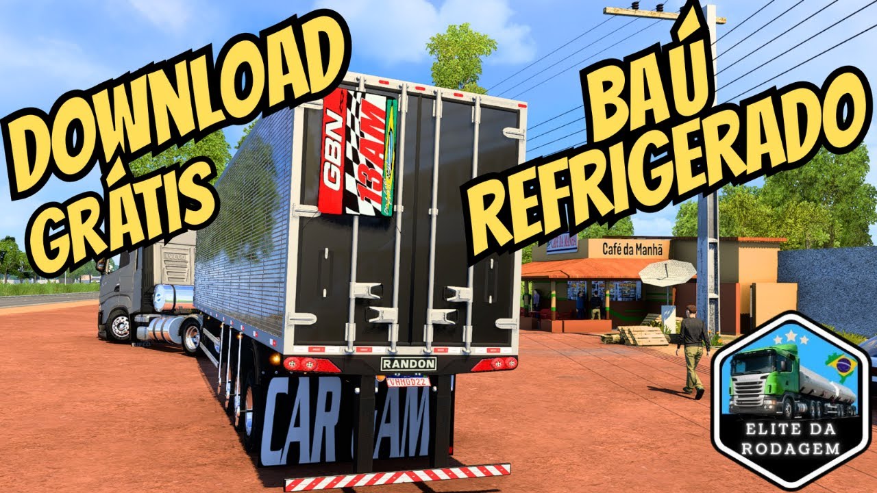DOWLOUAD BÁU REFRIGERADO ETS2 NO MAPA ELITE DA RODAGEM 1.48.5 - YouTube
