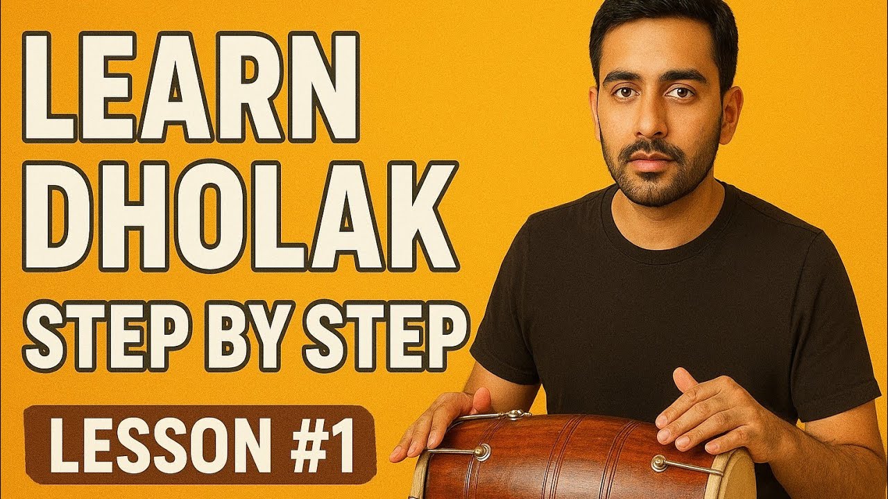 How To PLAY Dholak Lesson #1 | dholak kaise bjate hai | Learn Dholak ...