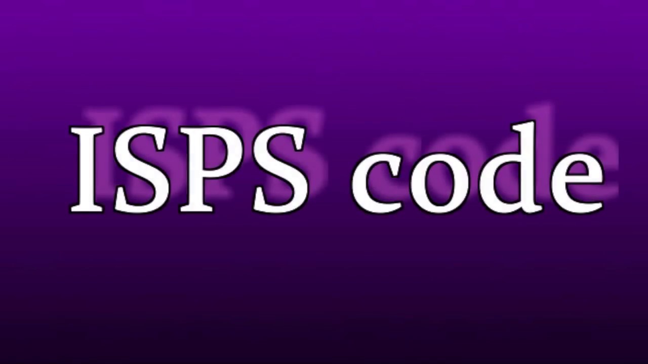 ISPS code - YouTube