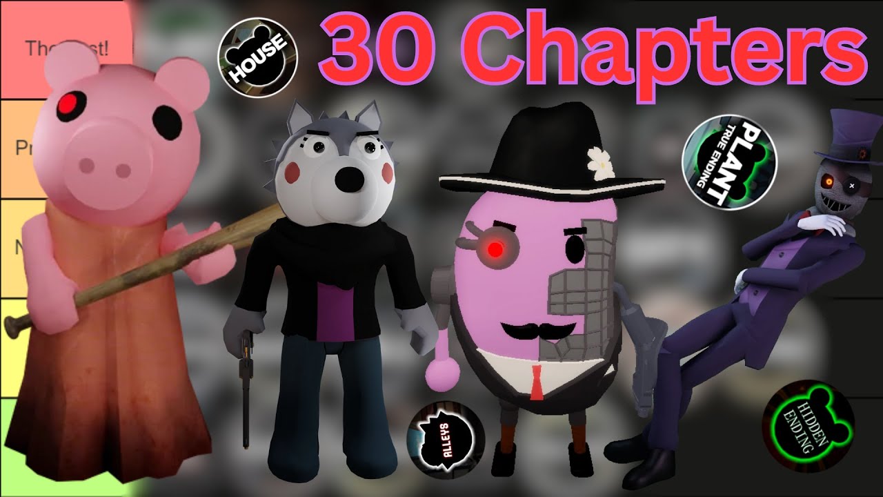 I Ranked (almost) Every Chapter in Roblox Piggy - YouTube