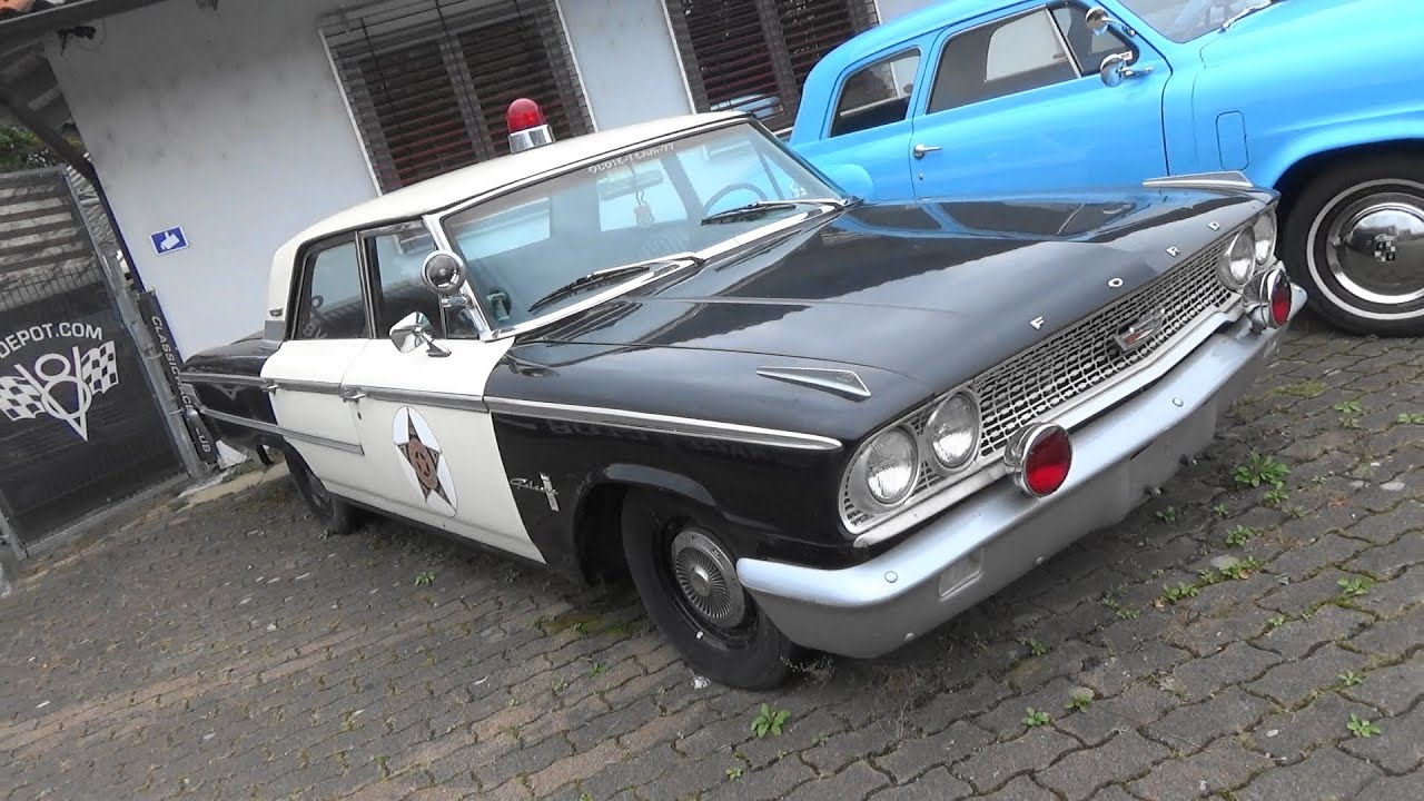 Ford Galaxie 500 (1960–1964) - Police Car - ClassicRace.Club ...