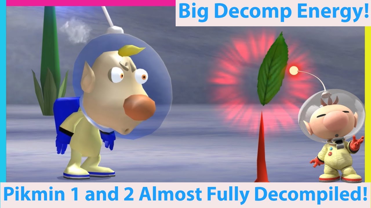Pikmin 1 and 2 Decomps are Coming! GameCube Decomp Fun Coming! - YouTube