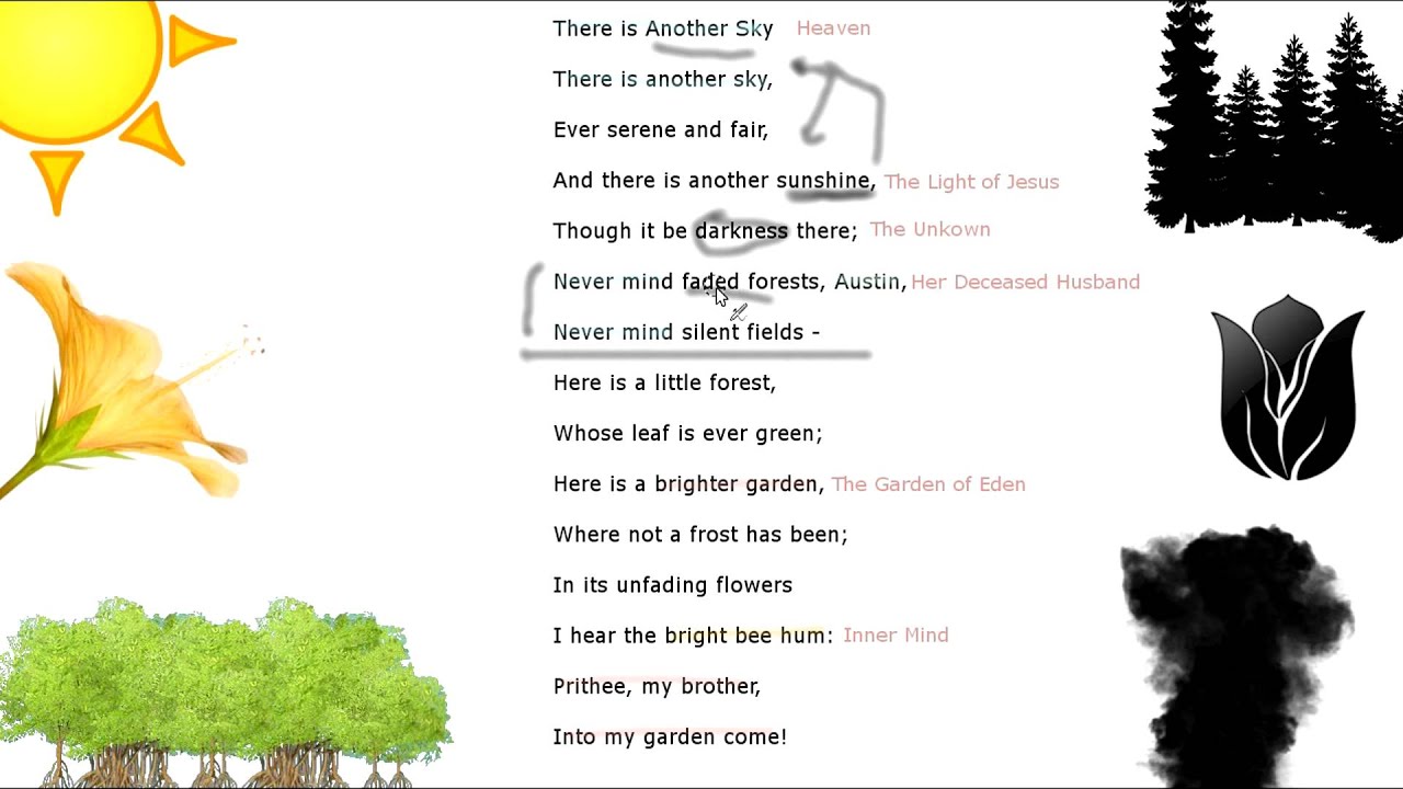 Emily Dickinson Poem Analysis - YouTube