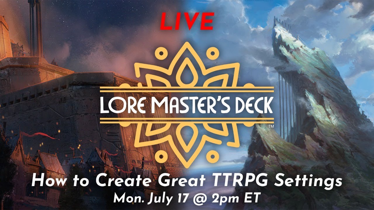 How to create a GREAT tabletop RPG setting (ft. Connor Alexander & Eren ...