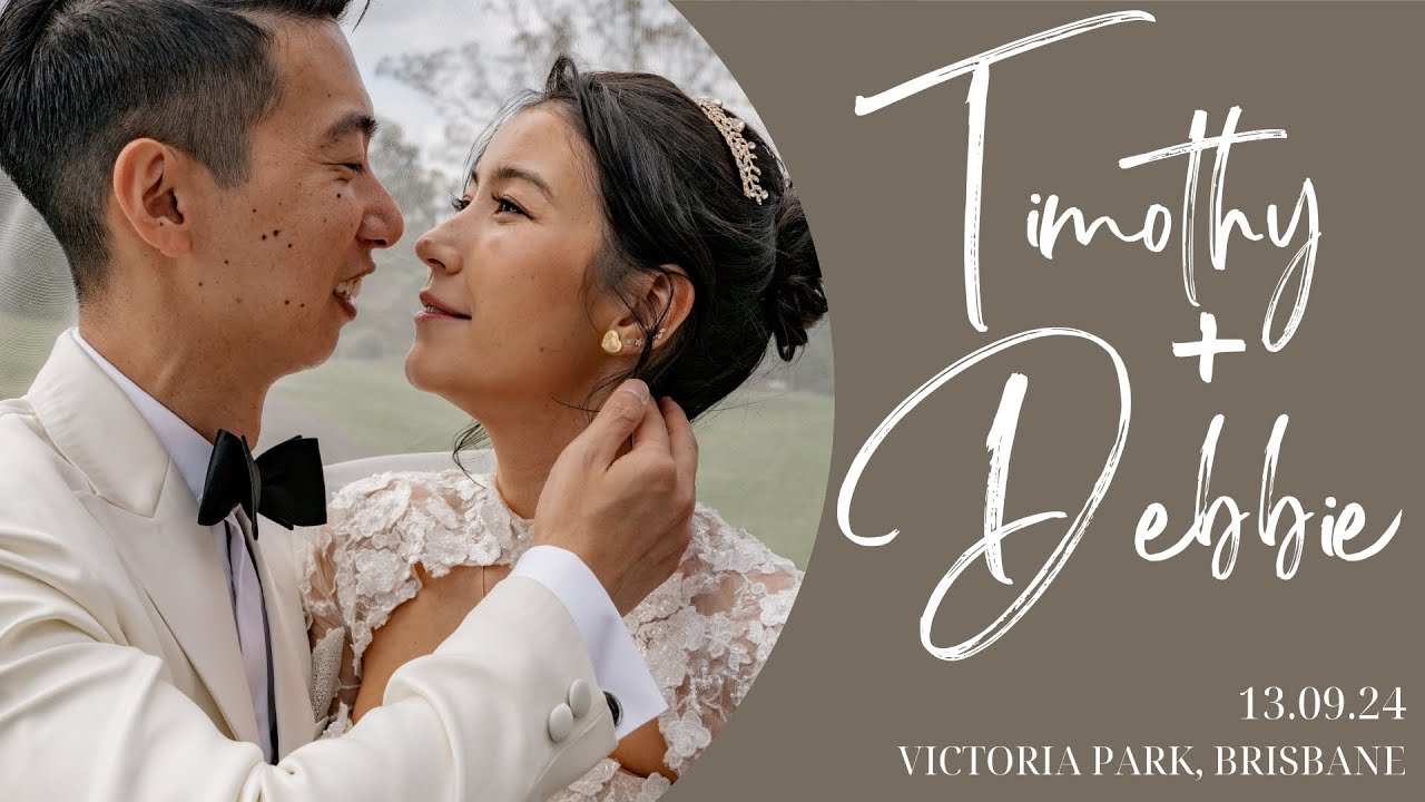Timothy & Debbie get married at Victoria Park Brisbane - YouTube