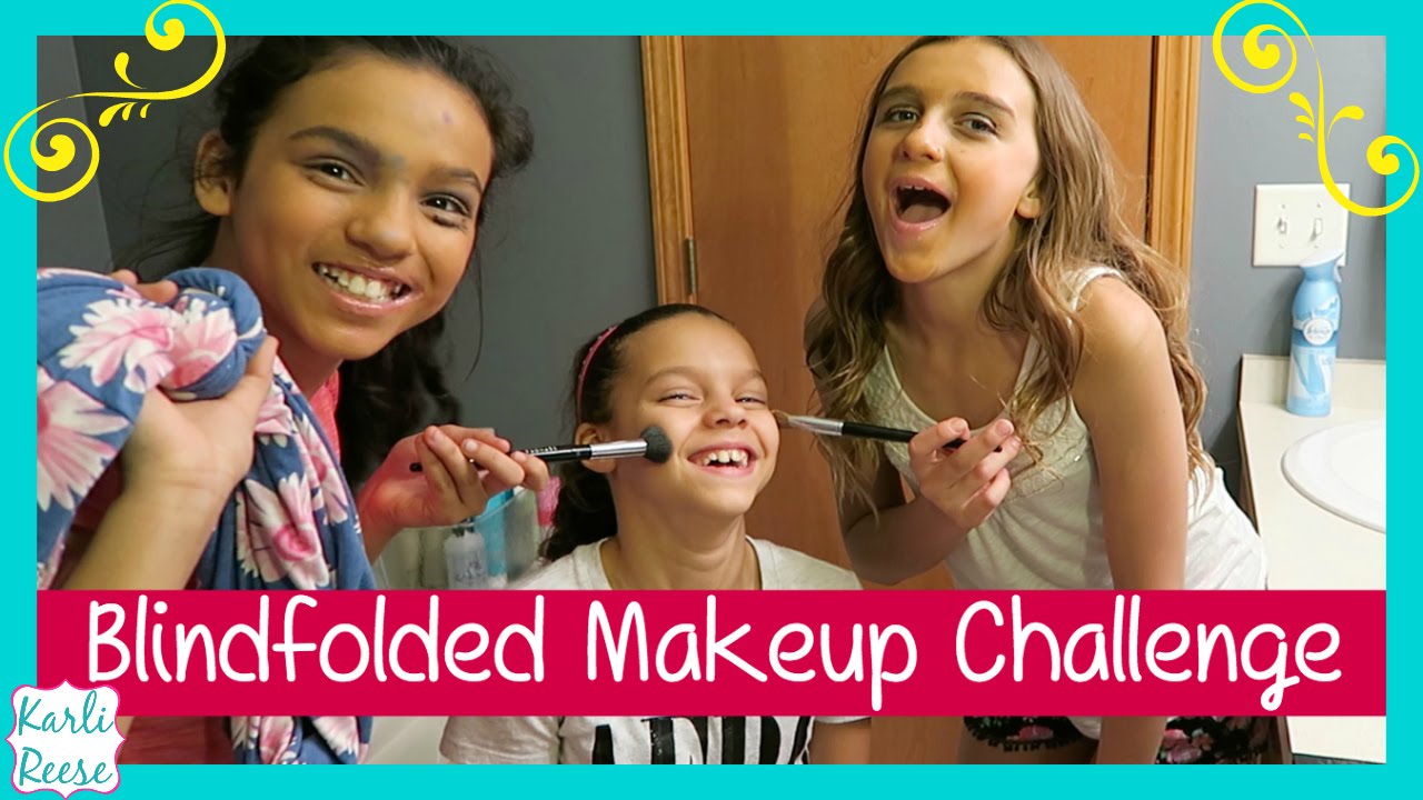 Blindfolded Makeup Challenge Youtube