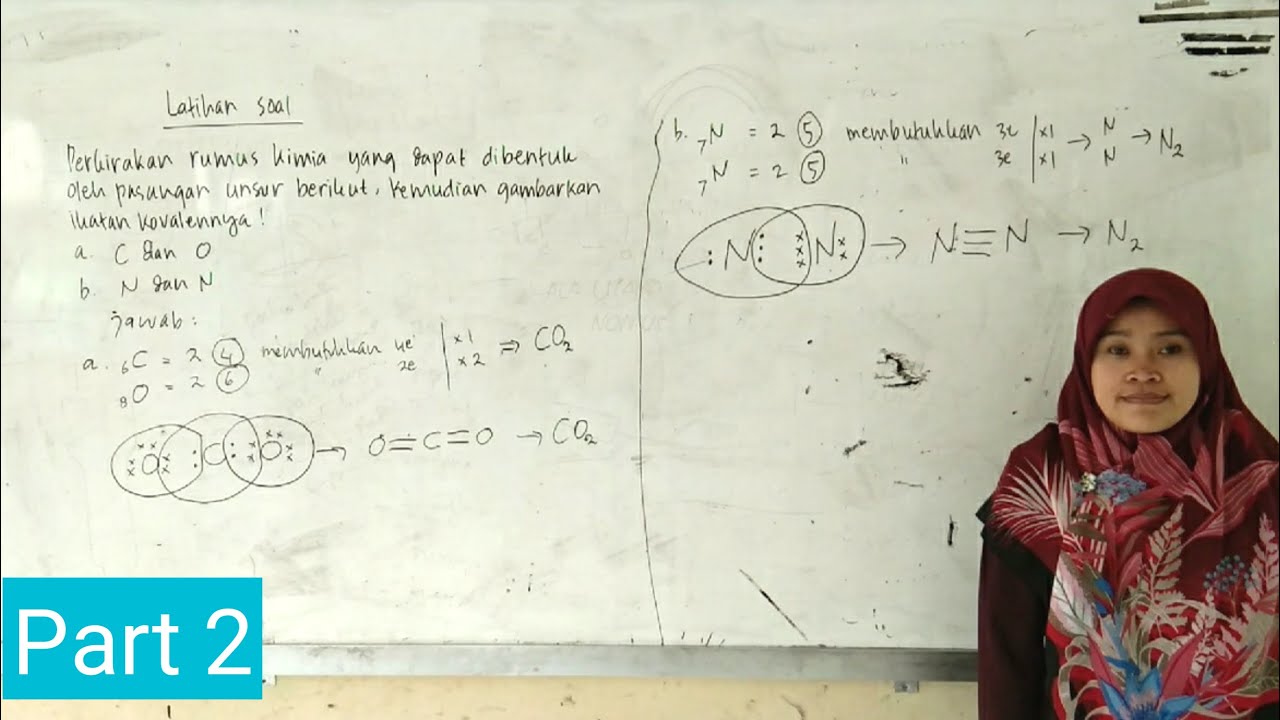Soal Ikatan Kovalen Rangkap 2 dan 3 beserta Pembahasannya - YouTube