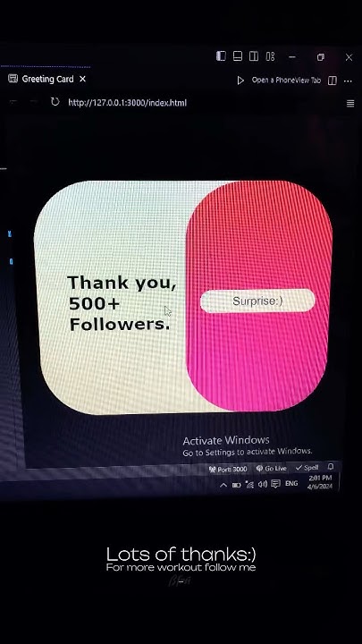 500+ Thank you so much for your love & support🫀 #respect #coding #codelover #share #codelife ...