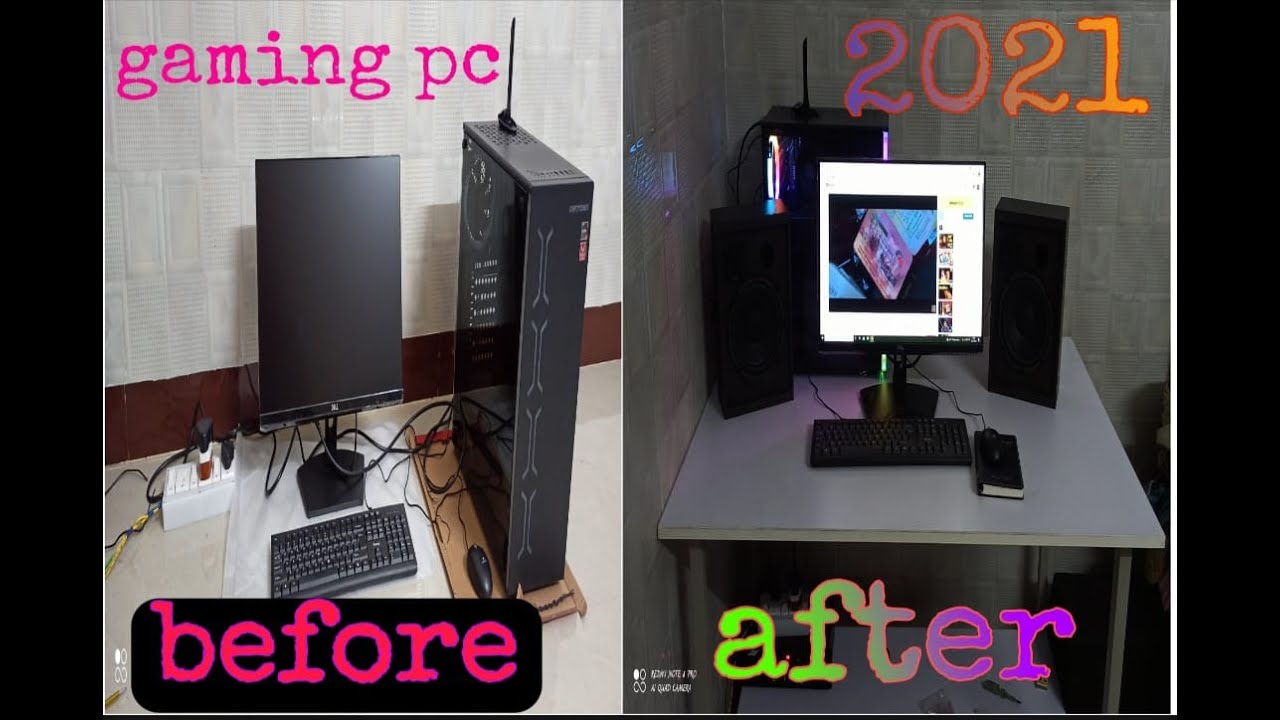 pc build 2021 after and before gaming pc build RKN views - YouTube