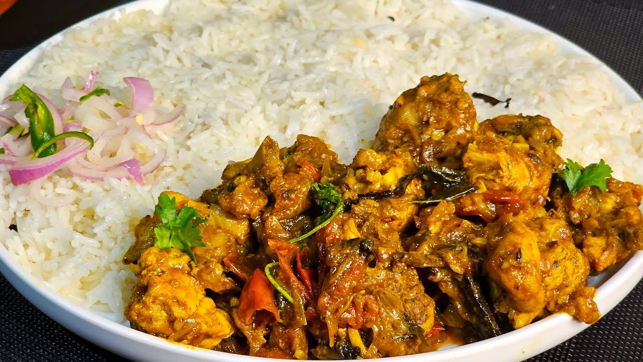 ചിക്കൻ റോസ്റ്റ് / Ghee rice Chicken Roast / Roasted chicken recipe ...