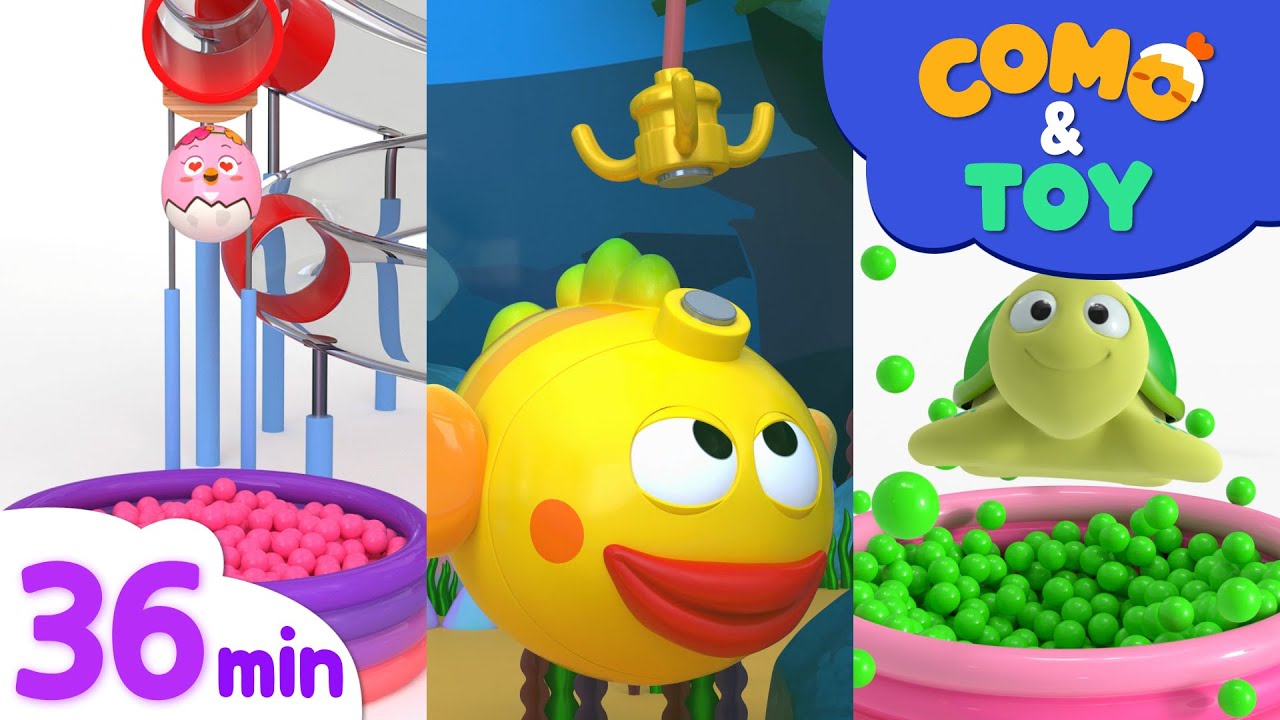 Como | Sea Animals Series 36min | Learn colors and words | Como Kids TV ...