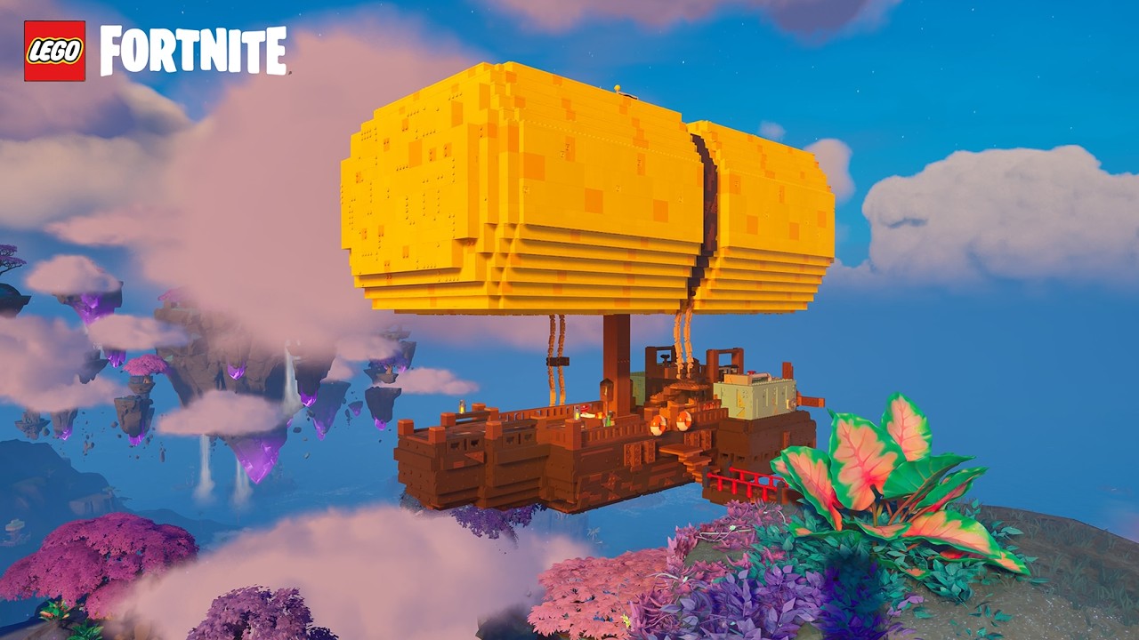 Building a GIANT Hot-Balloon Flagship in Lego Fortnite! - YouTube