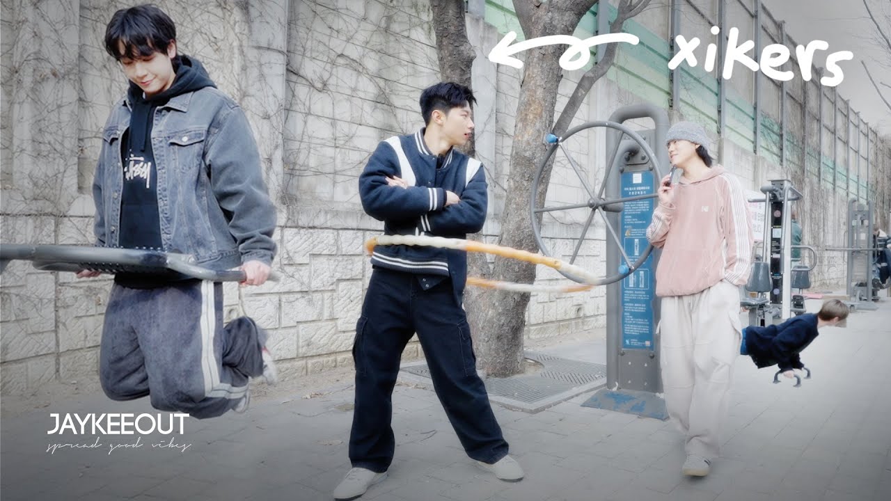 Asking random questions to KPOP idol while they workout (ft. xikers ...