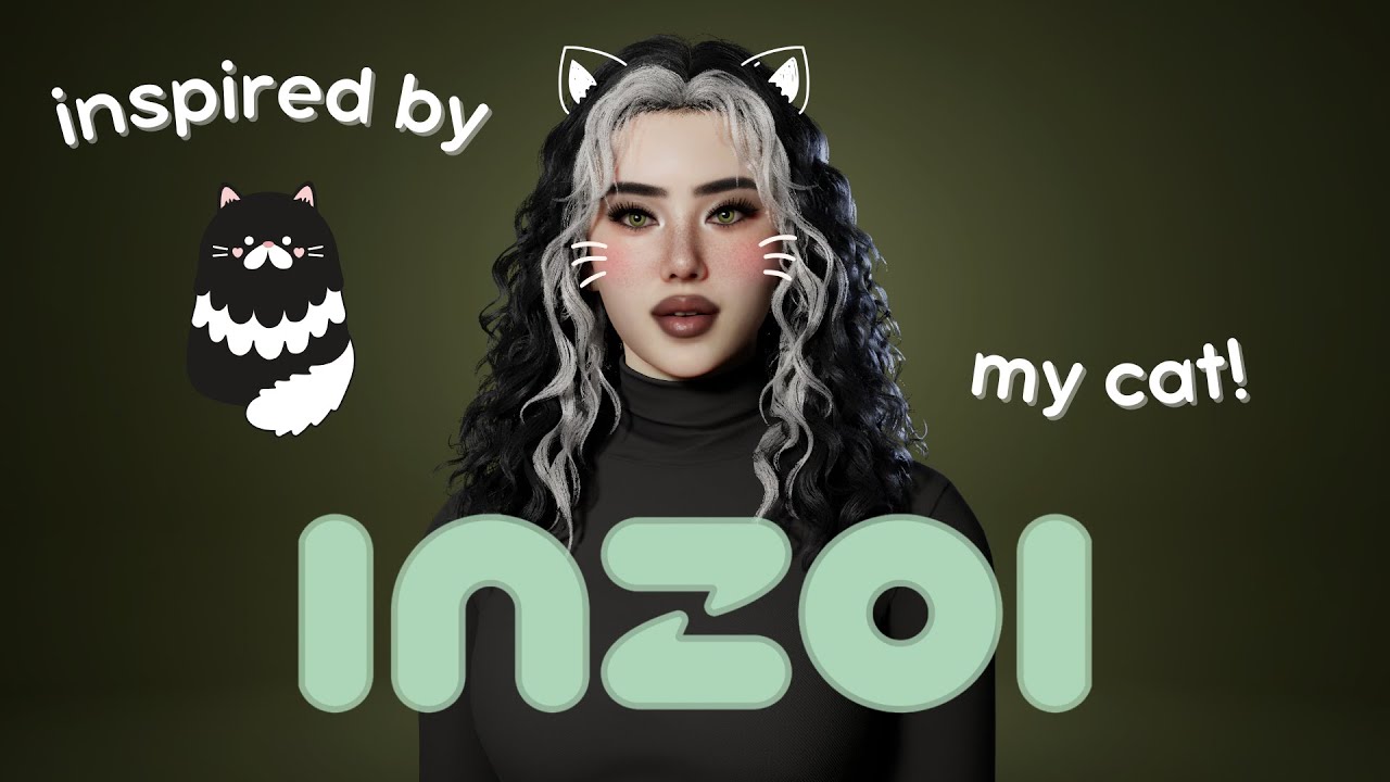 inZOI Character Studio | inspired by my cat! - YouTube