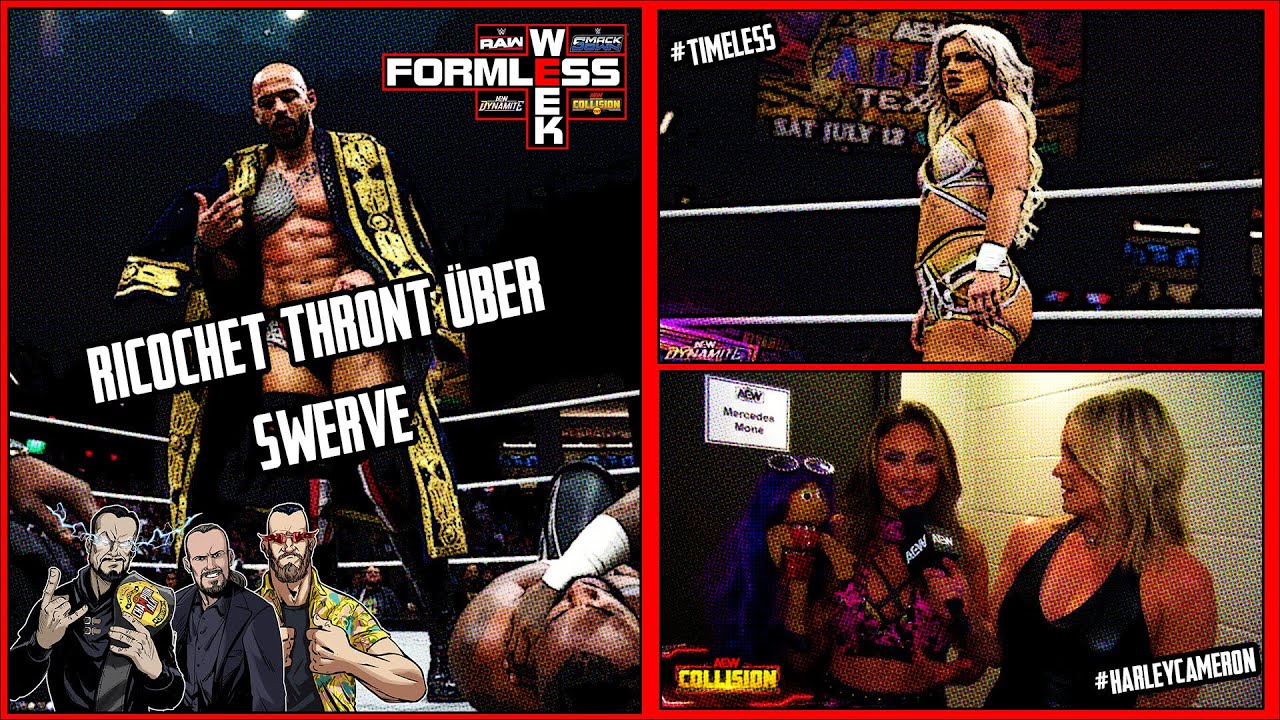 CT Formless Week # 109 - AEW - Ricochet thront über Swerve Strickland ...