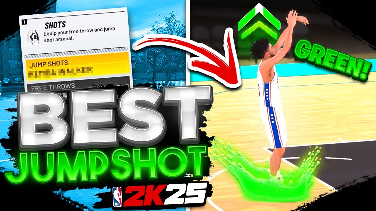 BEST JUMPSHOT ON NBA 2K25! BEST GREEN LIGHT JUMPSHOT FOR ALL BUILDS NBA ...