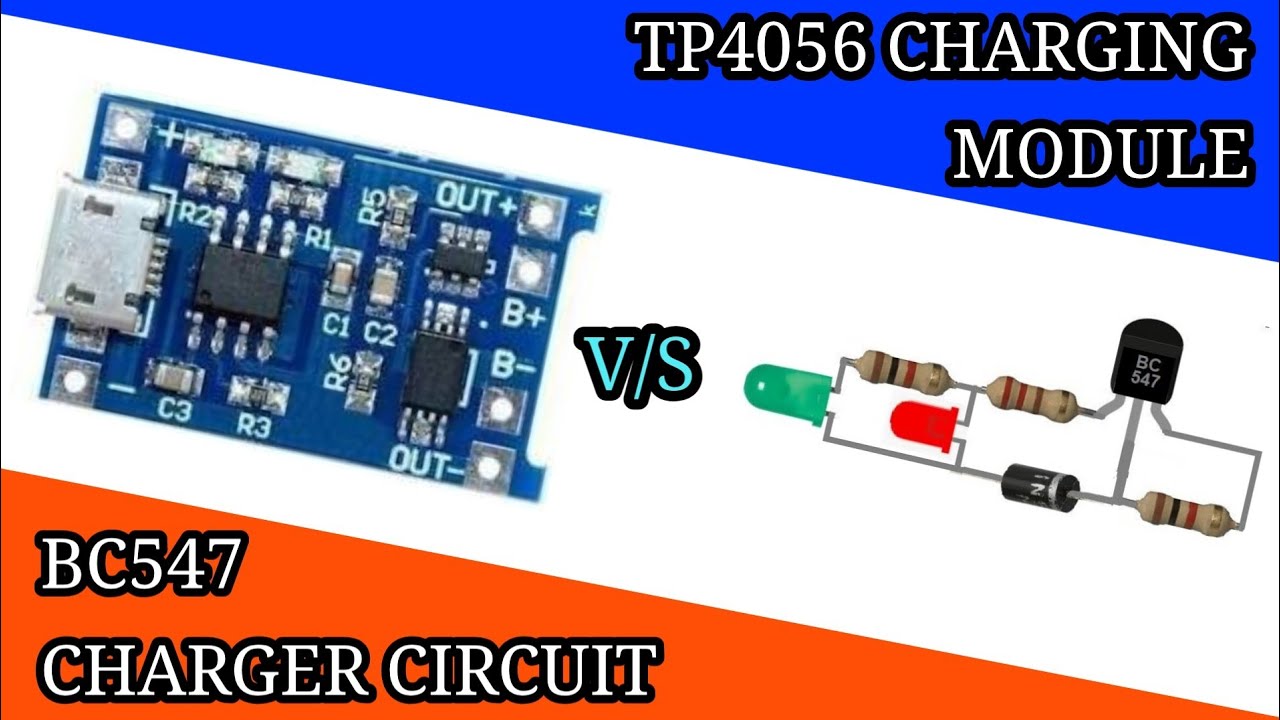 TP4056 charging module v/s BC547 charging circuit | TP4056 charger ...