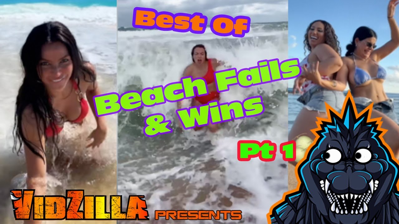 The Most Epic Beach Fails And Wins You've Ever Seen Pt 1 - YouTube