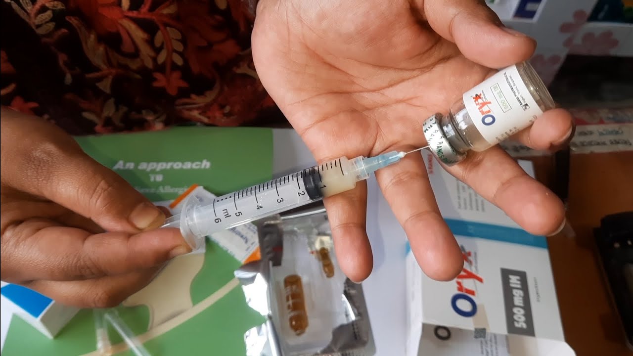 Ceftriaxone 500 mg & Dexamethasone im injection [Oryx injection] 23 Ep ...