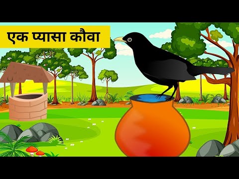 एक प्यासा कौवा | Ek Kauwa Pyasa Tha | Thirsty Crow Story | Most Popular ...