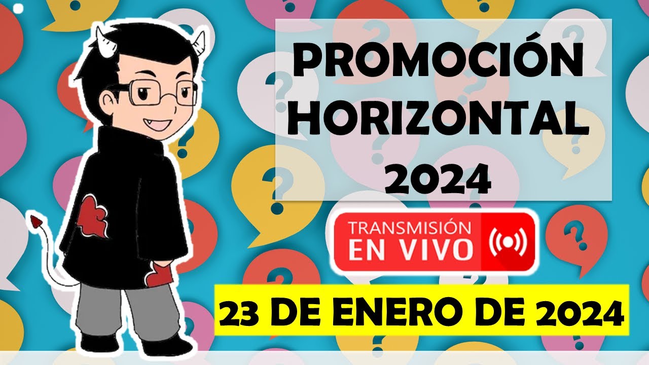 Soy Docente: PROMOCIÓN HORIZONTAL 2024 - YouTube