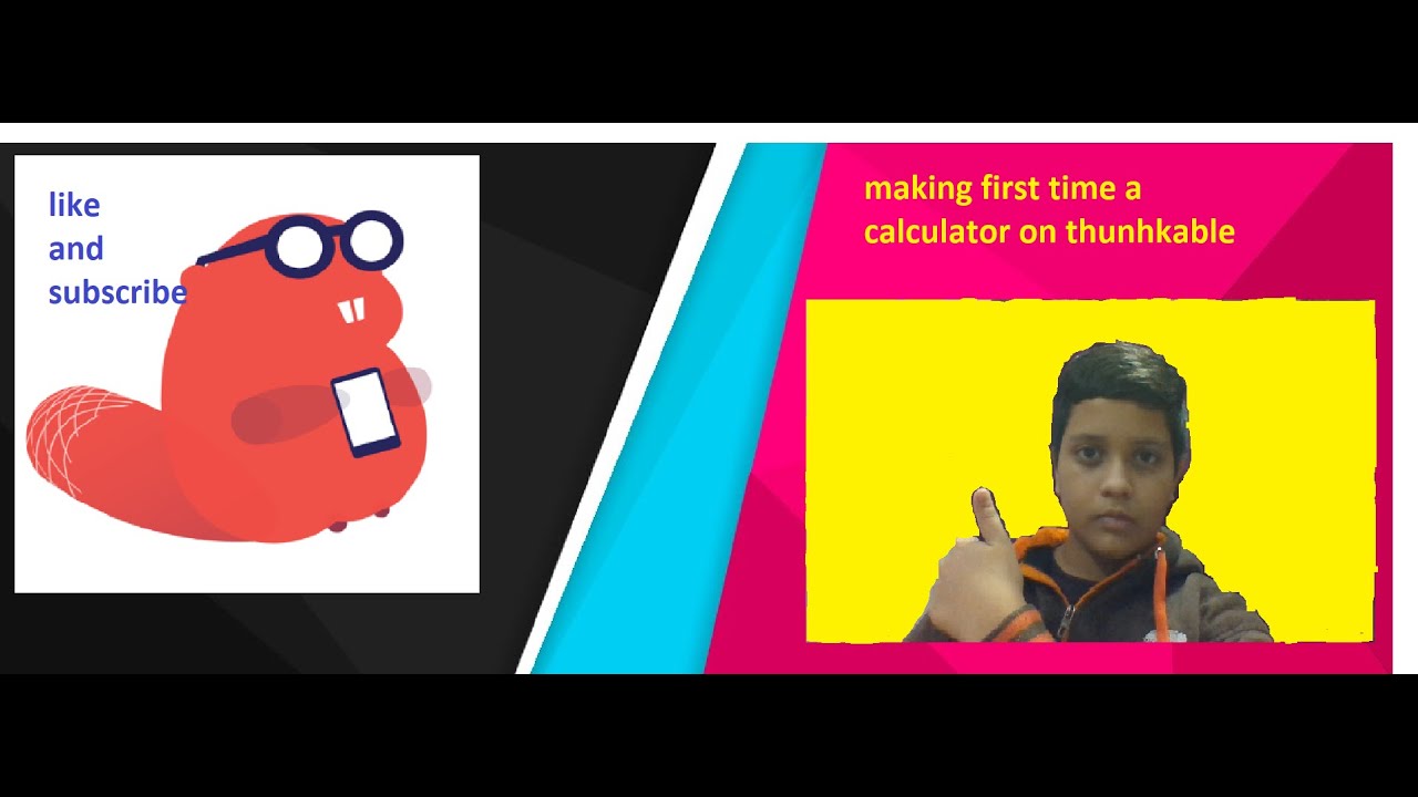Making first time a calculator in Thunkable - YouTube
