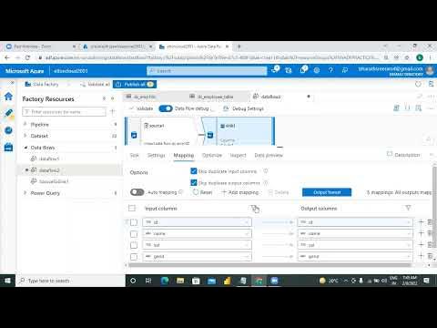 adf lesson 35 dataflows source and sink with Filter transformations - YouTube