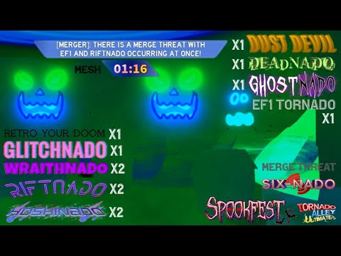 My 26th Merge Threat Six-Nado (Retro) | Roblox Tornado Alley Ultimate Spookfest 2023 - YouTube