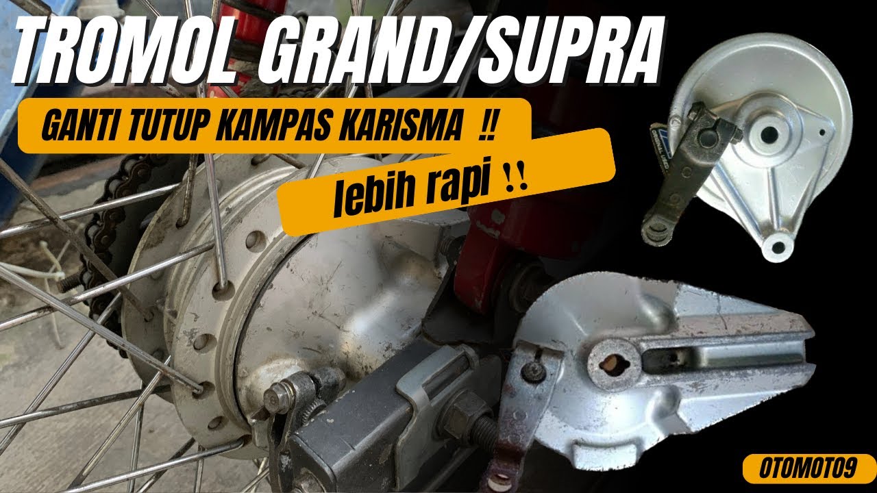 Modif Tutup kampas karisma di tromol grand/supra - YouTube