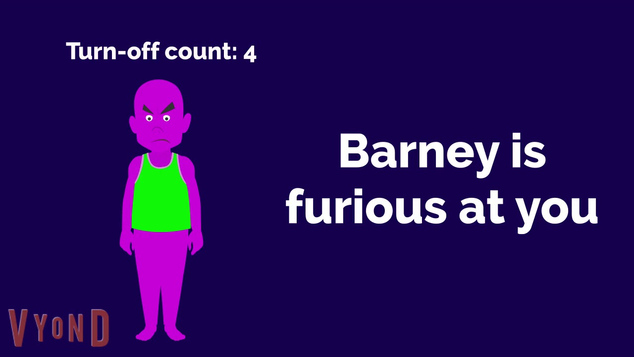 Mrs. Gray Gets A Barney Error - YouTube