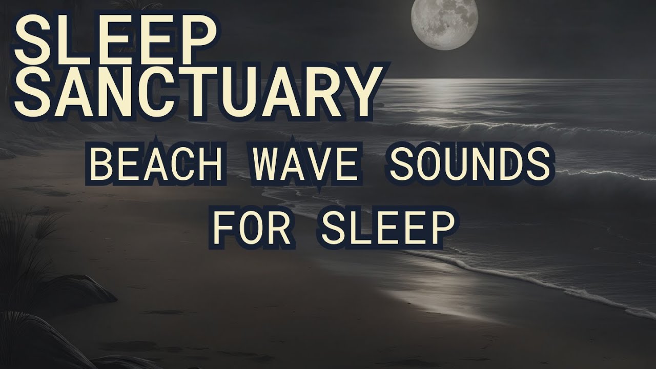 Sleep Sanctuary | Beach Wave Sounds For Sleep and Study - YouTube