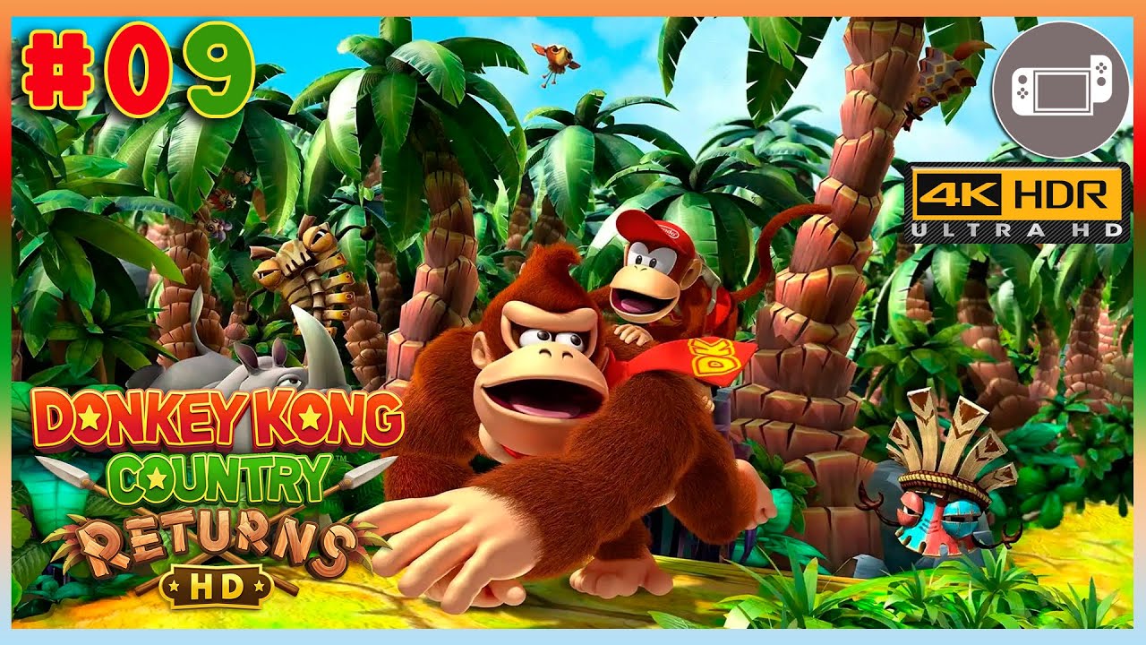 Forest | DONKEY KONG COUNTRY RETURNS HD #09 (NSwitch, 4K HDR, Gameplay ...