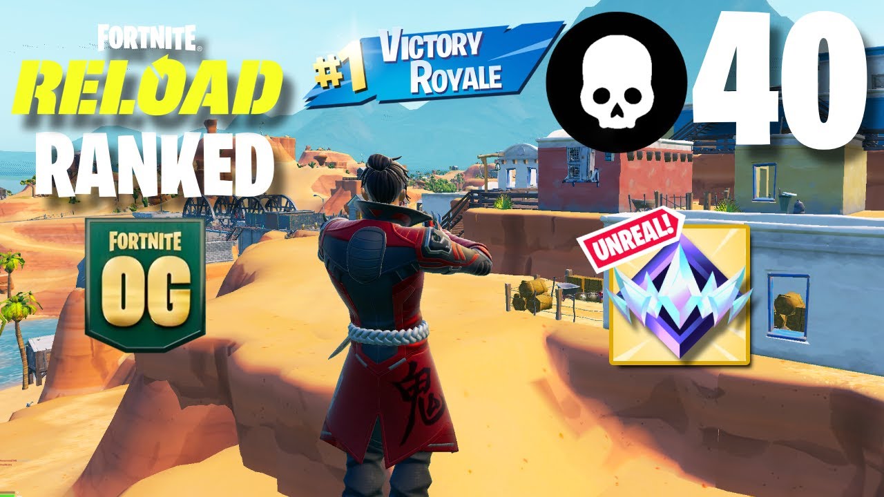 High Elimination Fortnite Reload RANKED Solo Zero Build | Keyboard ...