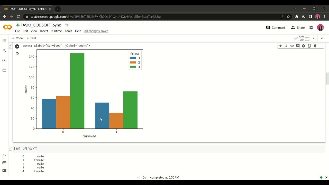 TASK1_CODSOFT : Titanic Survival Prediction - YouTube