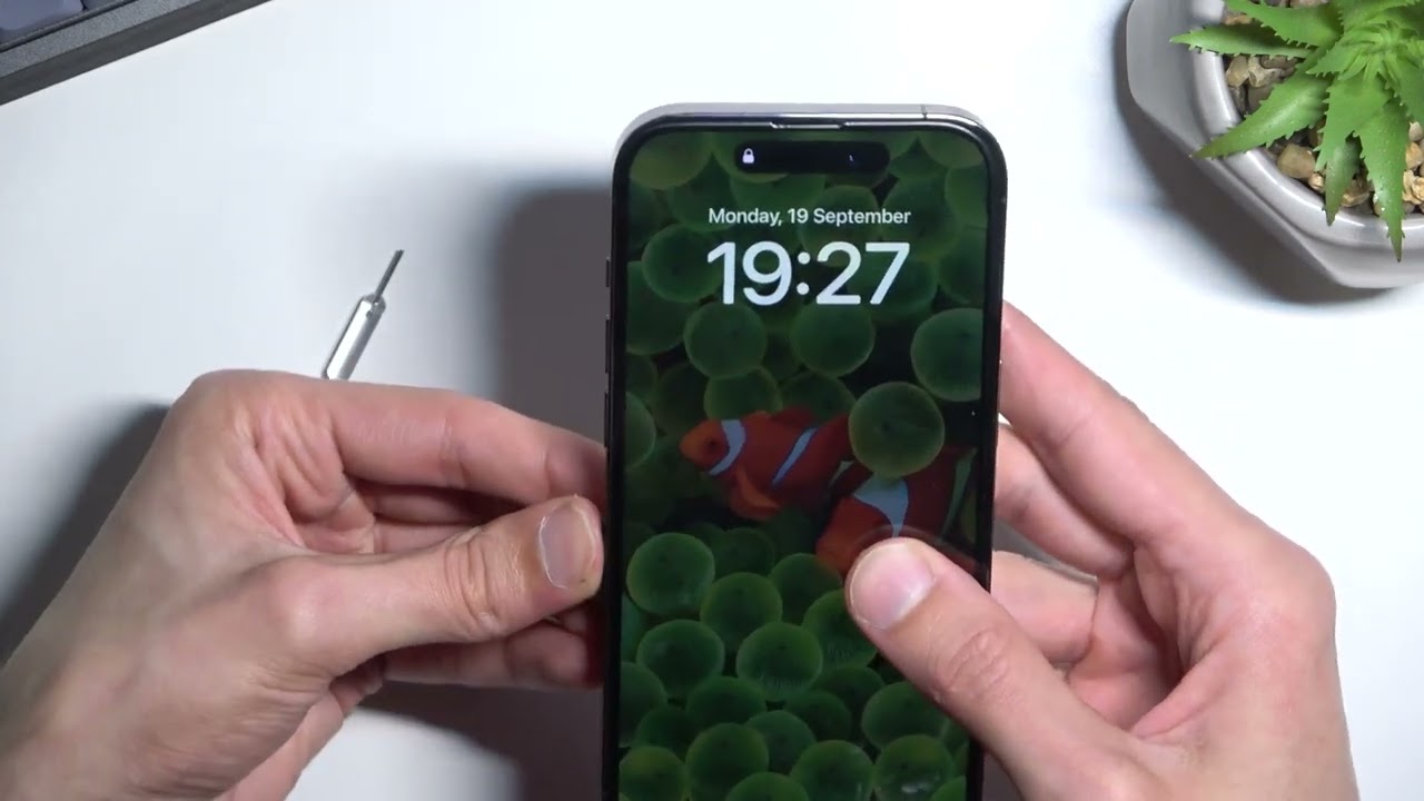 How to Insert Nano SIM Card into iPhone 14 Pro? - YouTube