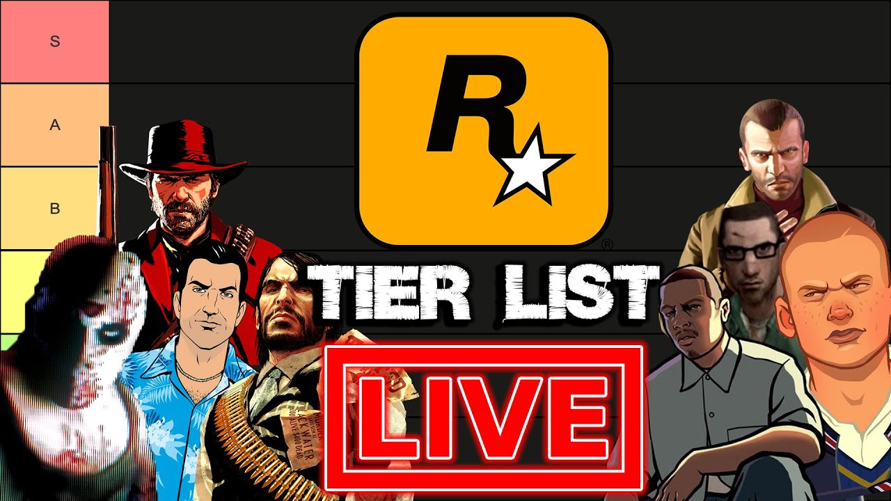 THE ROCKSTAR GAMES SHOWDOWN!! - Ranking Rockstar's Games From S to F ...