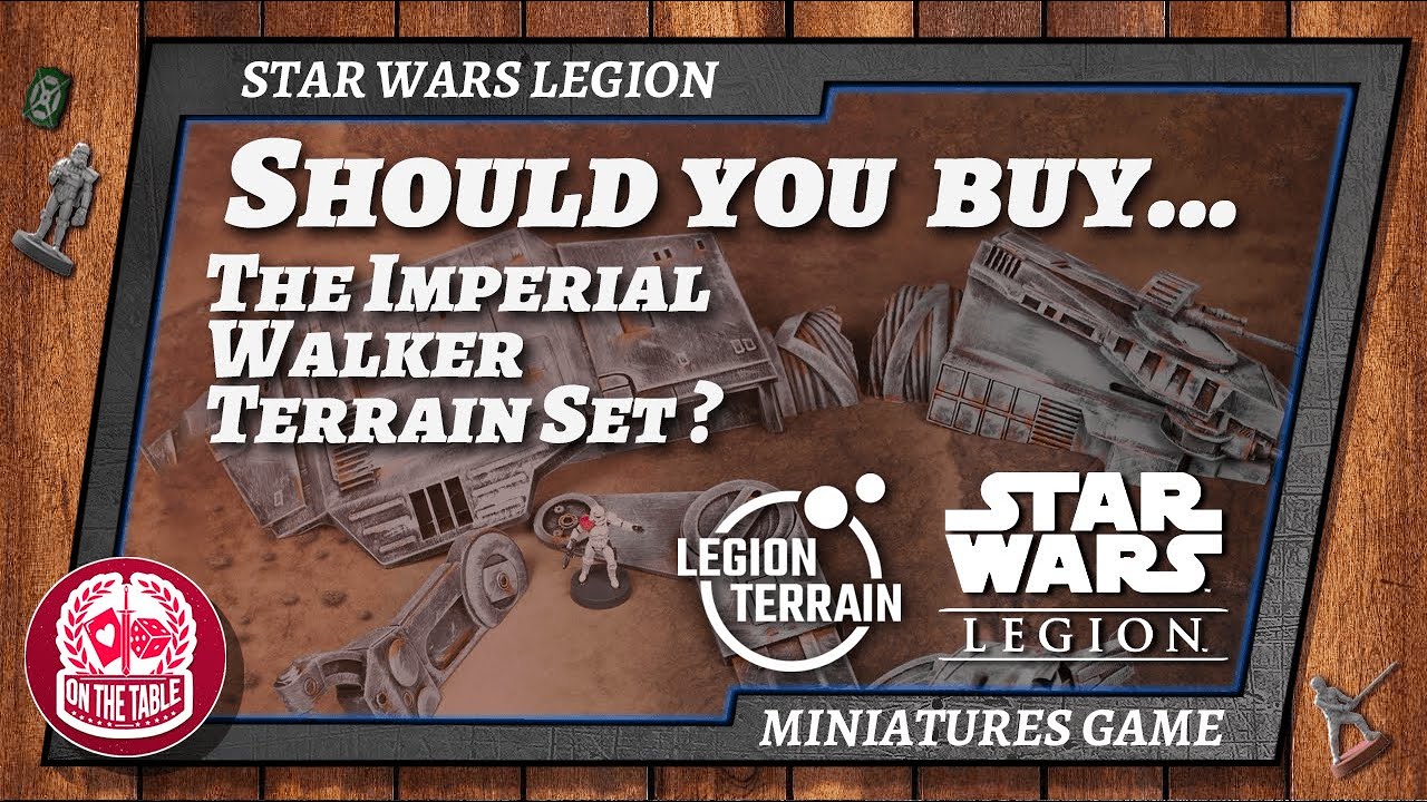 Review: Legion Terrain's AT-AT Terrain Set for Star Wars Legion - YouTube