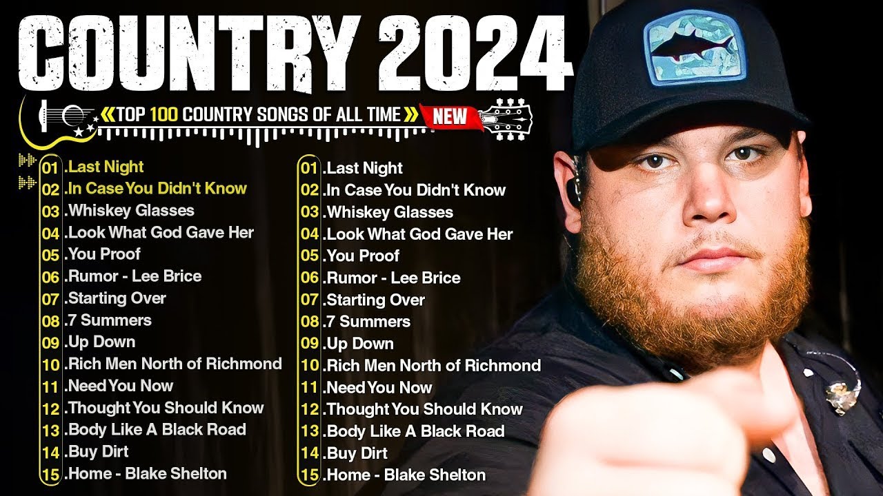 Country Music 2024 Kane Brown, Luke Bryan, Morgan Wallen, Luke Combs ...