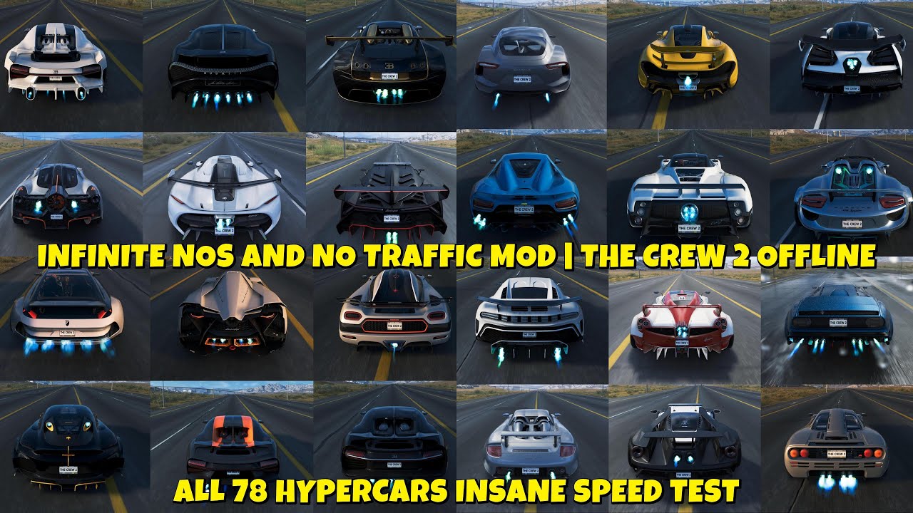Revisiting The Crew 2 OFFLINE | Infinite NOS + No Traffic Mods ...
