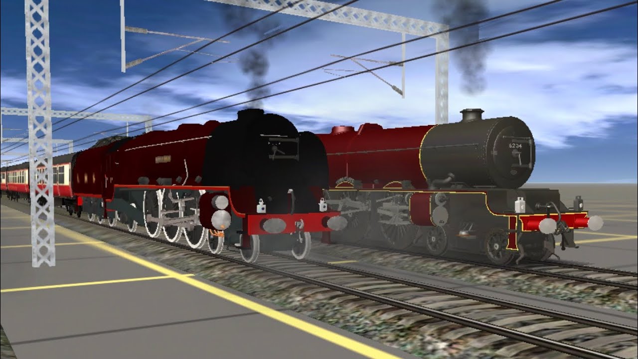 Trainz Race : 4-6-2 Duchess Class LMS VS LMS Princess Royal Class ...