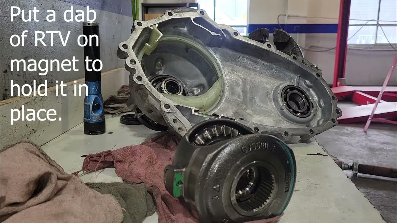 2016 Jeep Cherokee Rear Transfer Case Output Seal Replacement Youtube