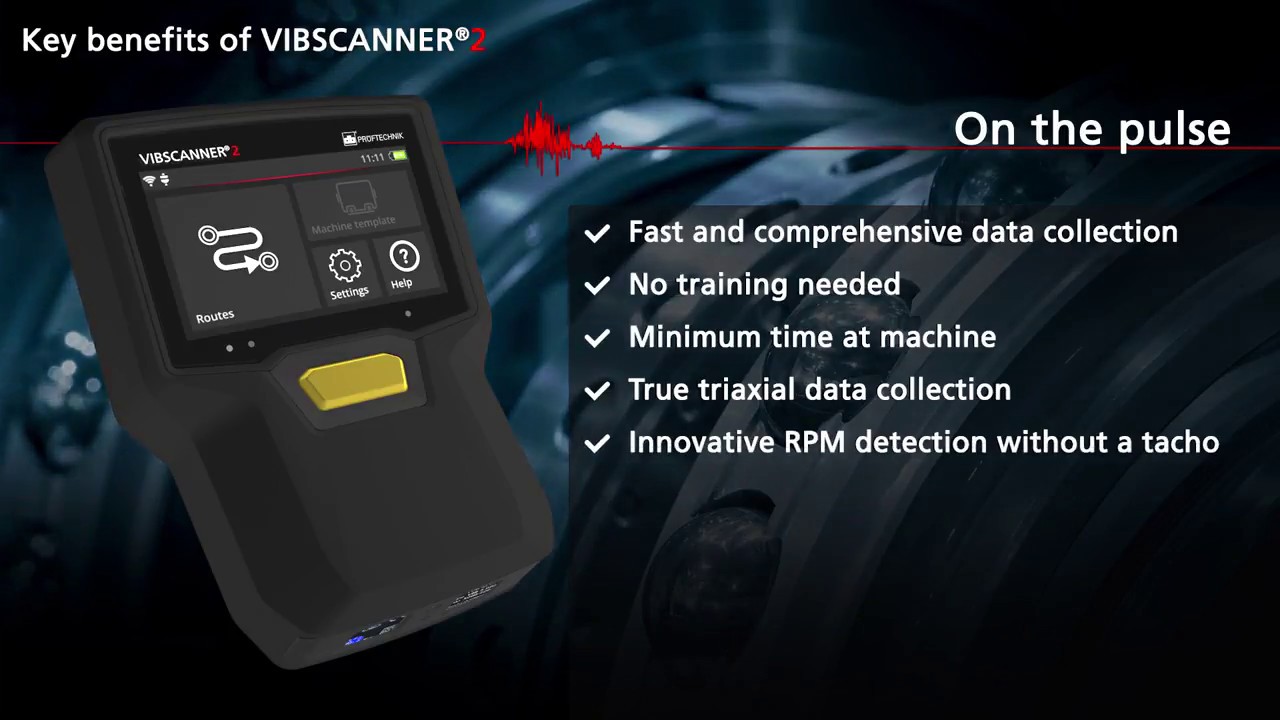 VIBSCANNER 2 - World leading Condition Monitoring Technology - YouTube