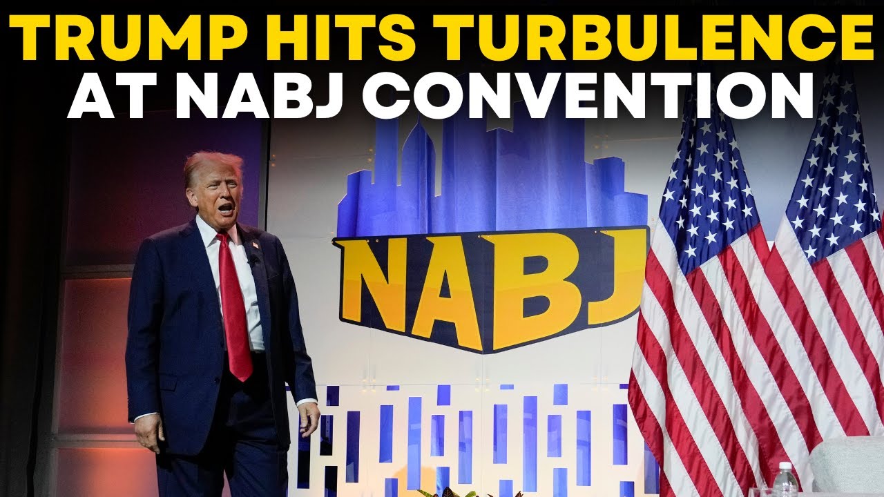Donald Trump LIVE | Trump Takes Tough Questions At NABJ Convention in ...