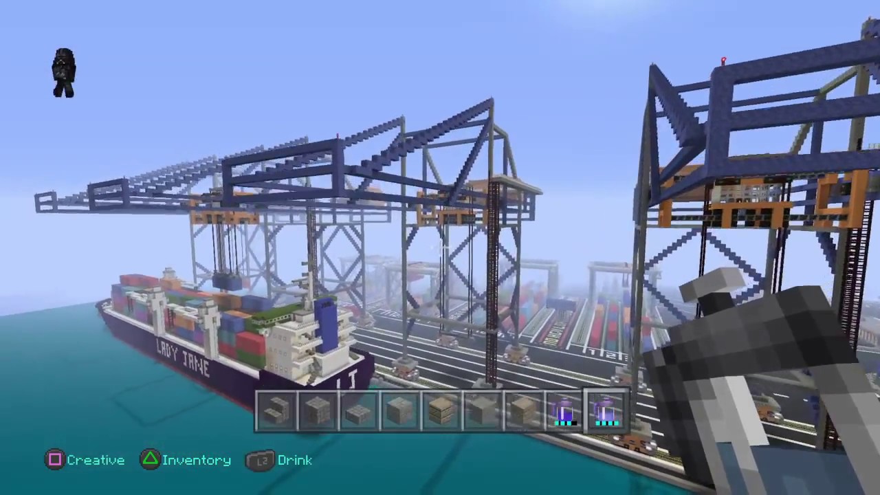 Minecraft CARGOSHIP AND DOCKLANDS, MINECRAFT, DOWNESI - YouTube