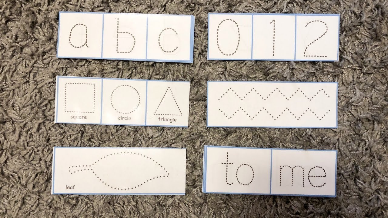 Tracing Activity For Toddlers | Letters | Numbers | Shapes | Sight ...