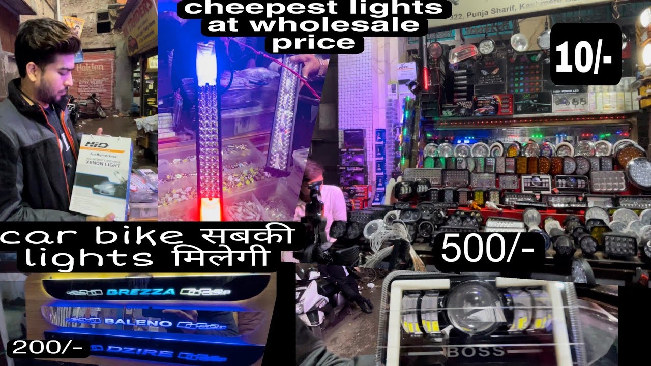 KASHMIRI GATE WHOLESALE CAR MARKET Lights 10 Baleno Drl kashmiri-gate-wholesale-car-market-lights-10-baleno-drl